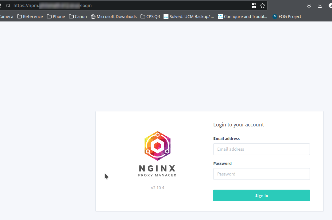 Using Nginx Proxy Manager to Protect Itself