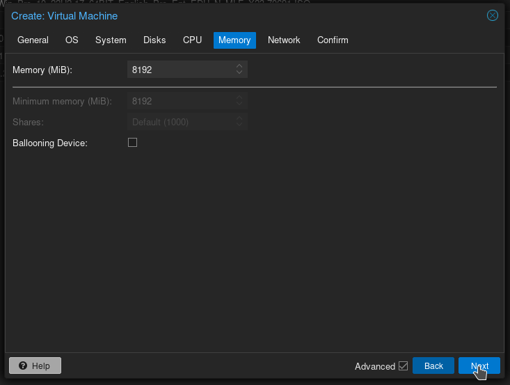 Ideal Proxmox Settings for a Linux VM