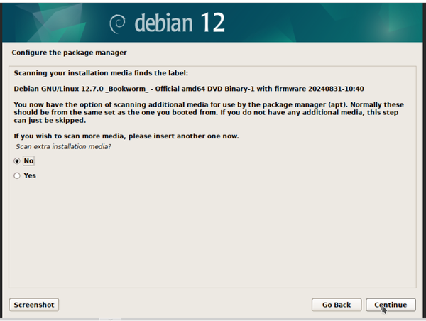 Installing Headless Debian